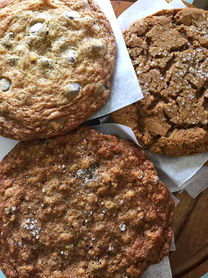 Cookies that don't apologize for being cookies—golden, chewy, and substantial enough to make your grandmother nod in approval.