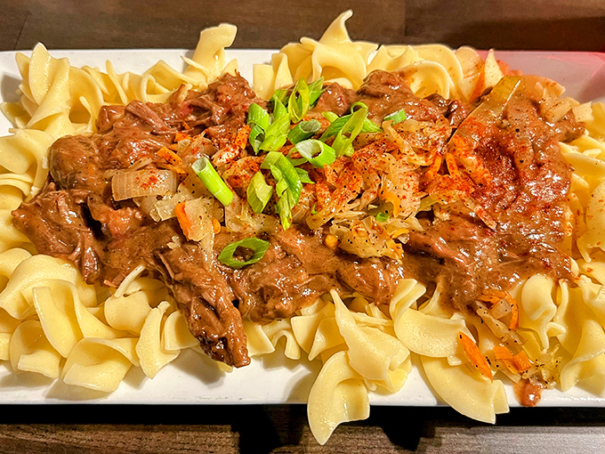 Cider pot roast that looks like autumn decided to throw a party on your plate – pure cozy.