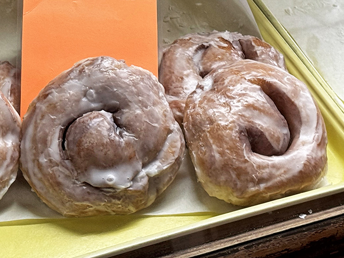 Cinnamon rolls so generous with glaze, they practically need their own zip code – and napkin supply.