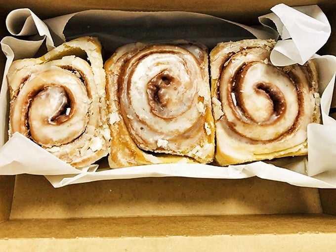 These cinnamon rolls aren't just breakfast – they're an event. Swirls of cinnamon and glaze that would make your grandmother both jealous and proud.