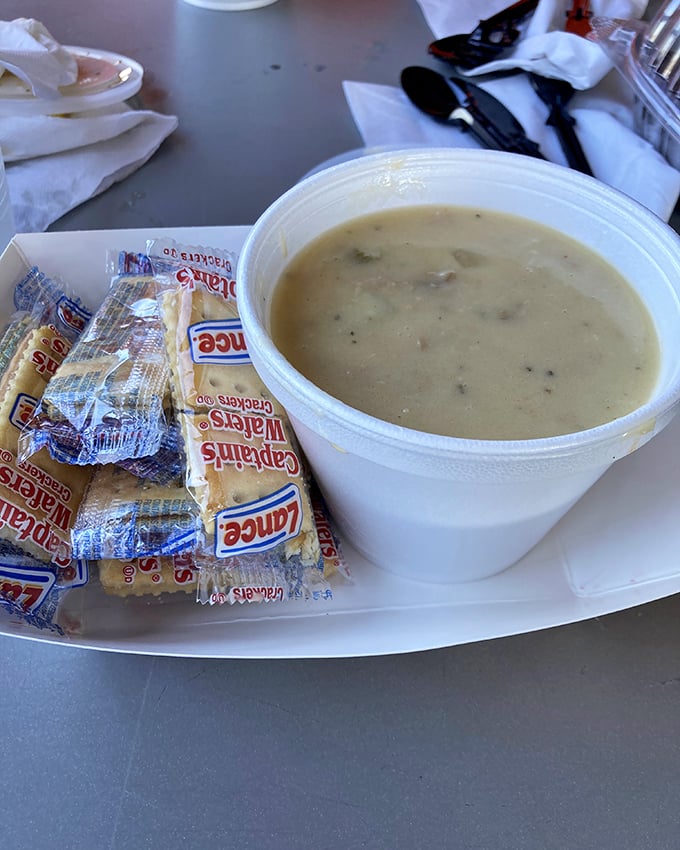 This isn't your grandmother's clam chowder – well, actually it might be, and that's why it's amazing.