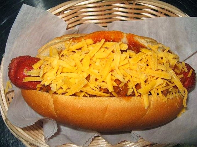 A classic coney dog that brings back memories of summer days and simpler times.