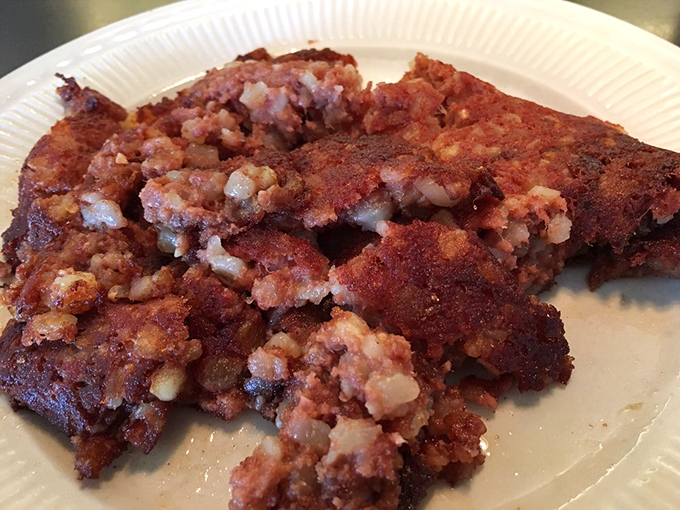 Corned beef hash with that perfect crispy-to-tender ratio – the kind that makes you wonder why you ever order anything else.