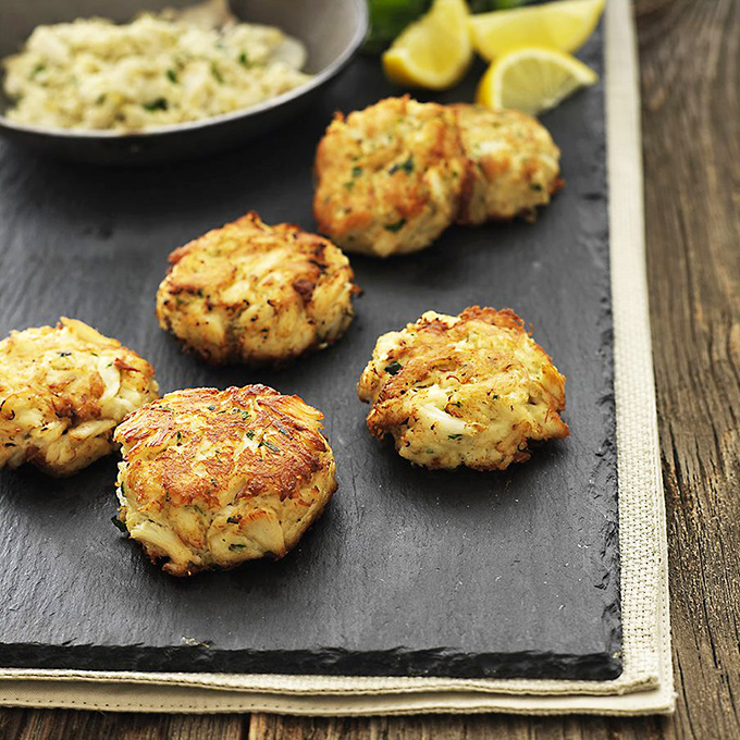 Maryland crab cakes that are all crab and no filler—the way nature intended and Chesapeake Bay residents demand.
