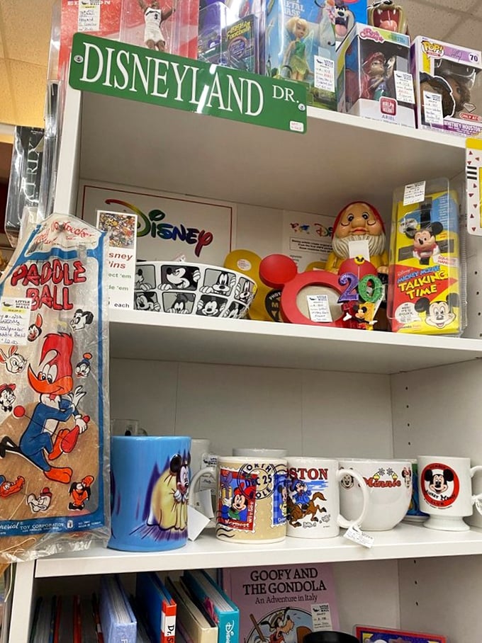 Disney memorabilia that Walt himself might recognize—from vintage Paddle Ball games to mugs that have held more magic than coffee.