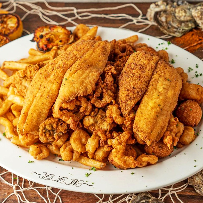 6. fried seafood platter