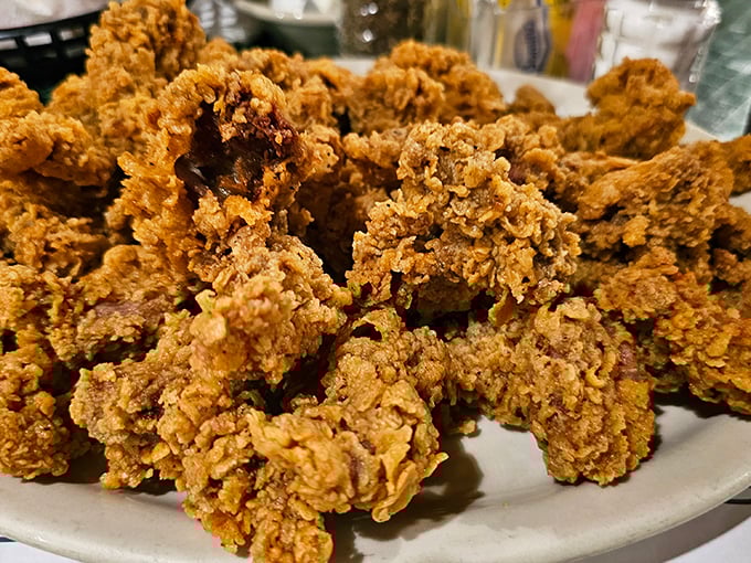 Fried gizzards—the ultimate test of a kitchen's skill. Crispy, flavorful nuggets that convert even the most organ-shy diners into believers.