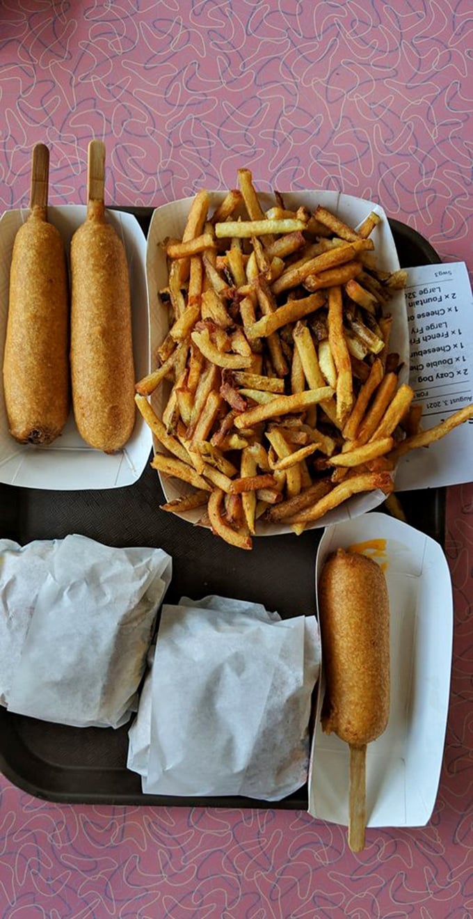 Fresh-cut fries that actually taste like potatoes – a revolutionary concept in a world of frozen, over-processed spuds.