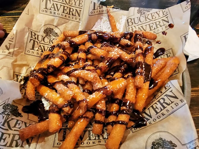 These funnel cake fries might be Pennsylvania's most brilliant invention since the Liberty Bell—and infinitely more delicious.