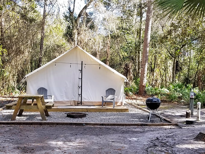 Glamping: For when you want to commune with nature but aren't willing to sacrifice your morning coffee or sleeping on something softer than rocks.