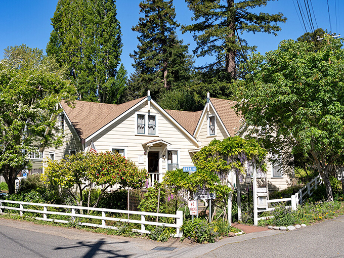 This charming cottage with its white picket fence isn't from a movie set—it's actual affordable California living.
