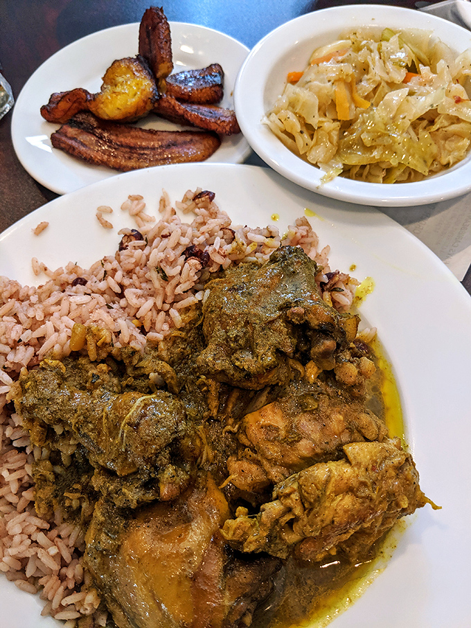 The dynamic duo of Caribbean cuisine. Jerk chicken brings the heat while curry chicken brings the complexity – both bring the joy.