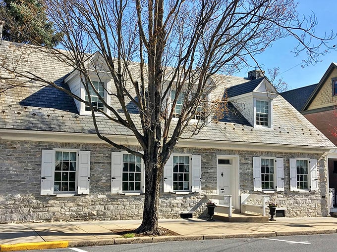 This historic stone building has witnessed centuries of Lititz history. If walls could talk, they'd probably ask for another slice of shoofly pie.