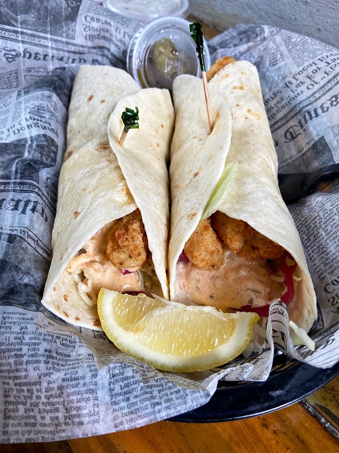 Wrapped in warm tortillas and bursting with fresh flavors, these fish tacos might just make you consider a permanent move to the Keys.