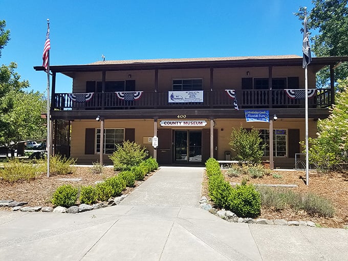 The Mendocino County Museum doesn't just preserve history—it tells stories of resilience that make modern problems seem delightfully manageable.