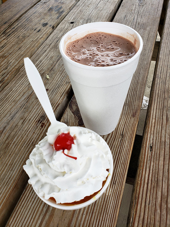 Dessert comes in two temperatures at Bert's – cold creamy ice cream and warm chocolate nostalgia. Together, they're greater than the sum of their parts.