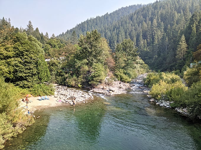 The North Yuba River—nature's own swimming pool where the water runs so clear you can count pebbles and childhood memories simultaneously.