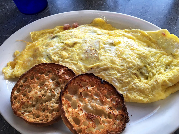 Breakfast perfection doesn't need fancy ingredients—just fluffy eggs, perfectly toasted English muffins, and someone who knows what they're doing.