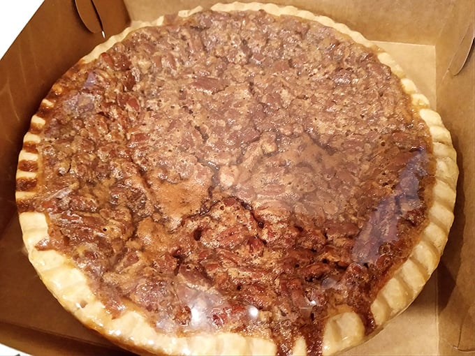That glistening, golden-brown masterpiece isn't just a pie—it's the reason elastic waistbands were invented. Worth every delicious calorie.