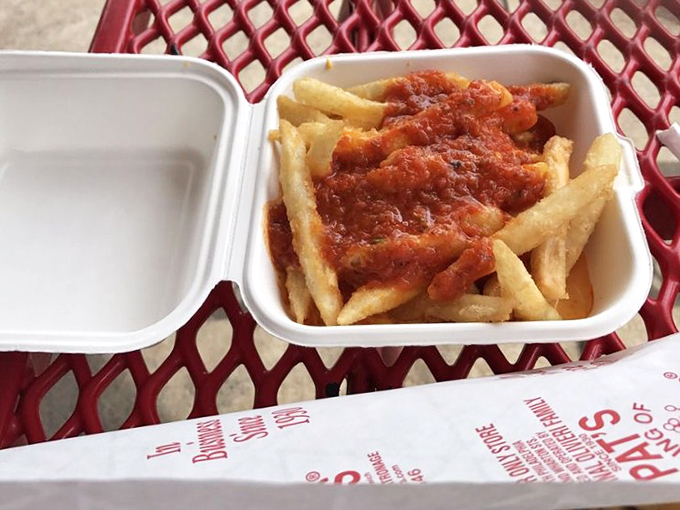 These aren't just fries—they're vehicles for sauce delivery. The perfect sidekick to the main event, like Robin to Batman, but tastier.