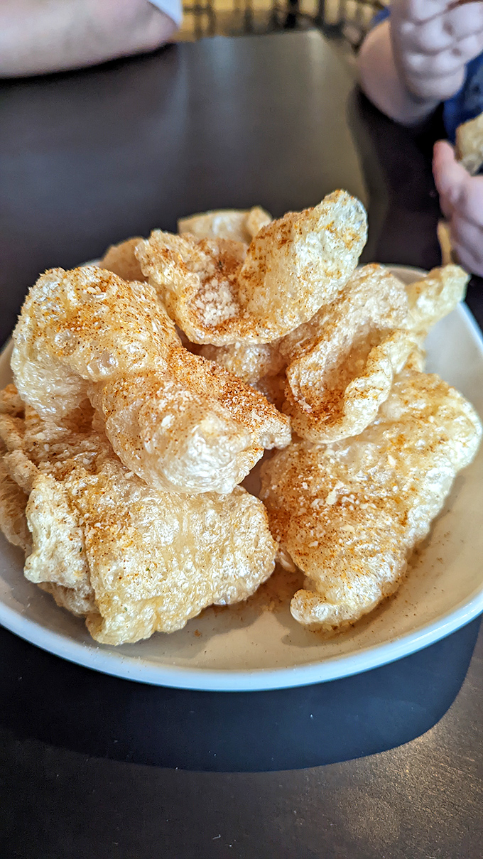 Pork rinds dusted with magic (okay, seasoning) that'll make you wonder why chips even bother trying anymore.