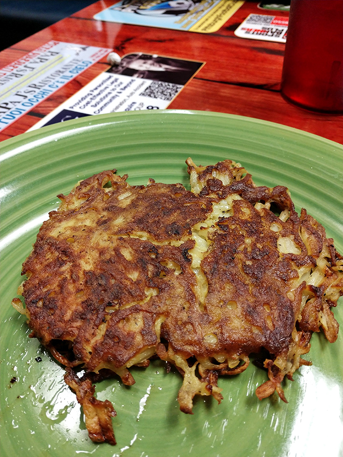 These potato pancakes aren't just crispy – they're the kind of golden-brown achievement that would make your grandmother simultaneously proud and jealous.