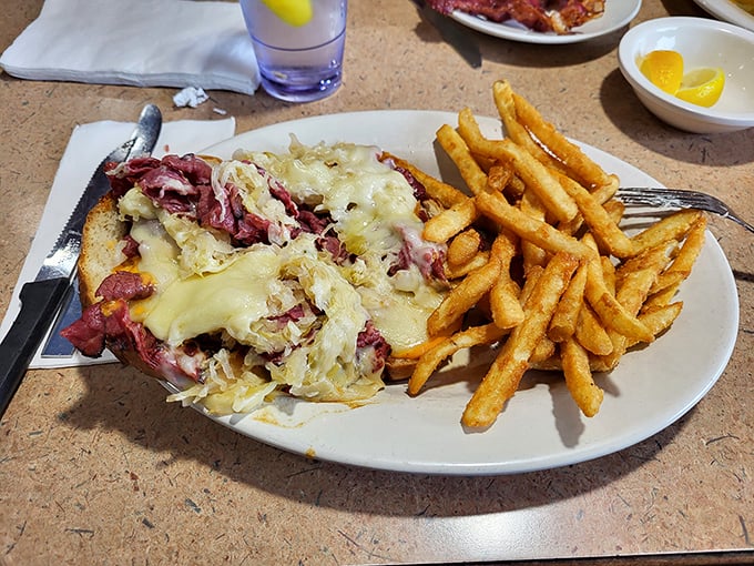 Scrapple done right: Pennsylvania's beloved mystery meat that somehow makes perfect sense on your plate.