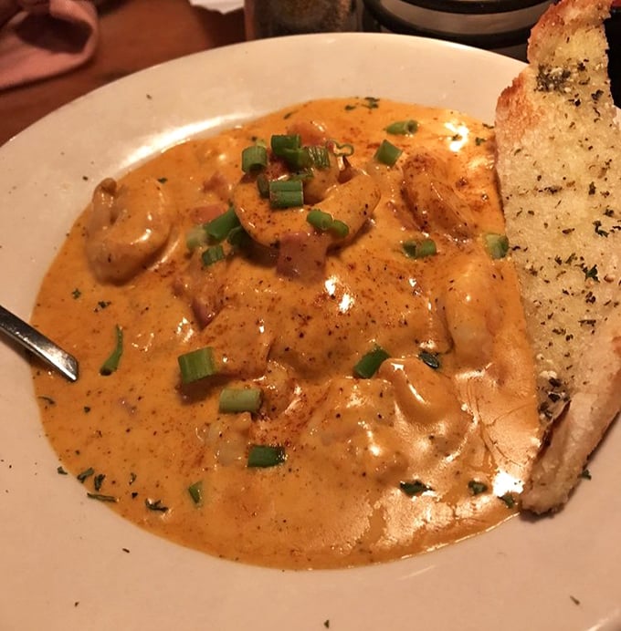 Shrimp and grits that would make any Southern grandmother proud – and maybe jealous.