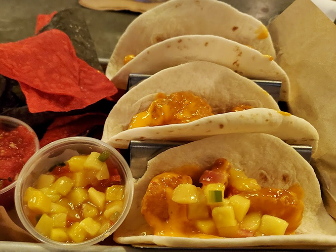 These aren't your average tacos – they're flavor bombs topped with mango salsa that brings a tropical vacation to small-town Pennsylvania.
