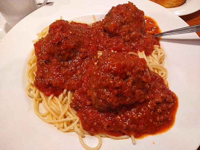 Spaghetti and meatballs that would make your Italian grandmother weep with joy – or at least put down her wooden spoon in respect.