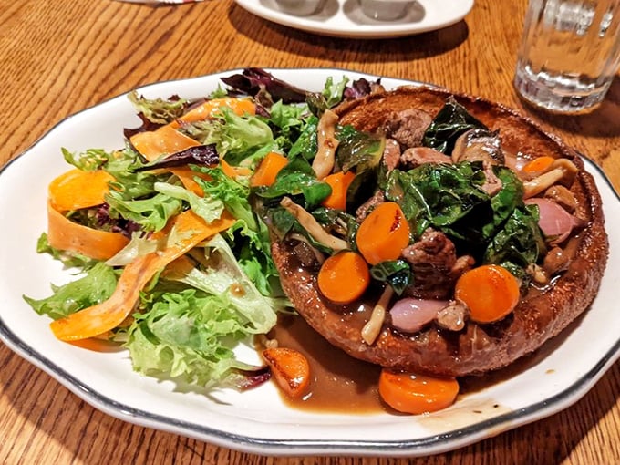 Toad in the Hole: proof that British cuisine can actually make you smile instead of confused.
