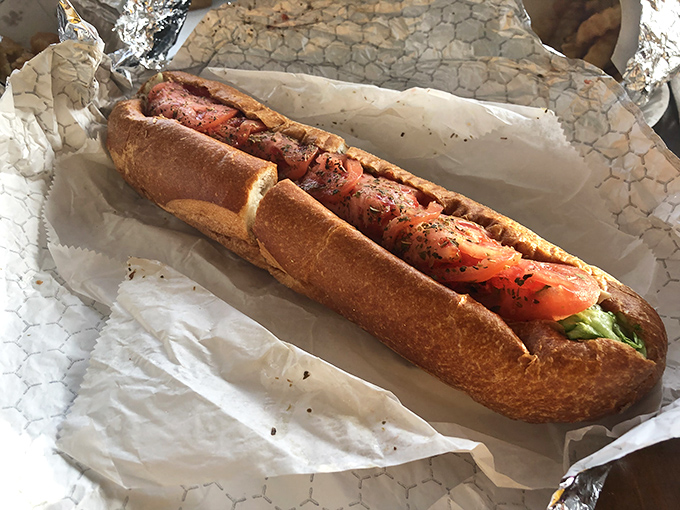 The turkey hoagie—architectural perfection where bread, meat, and veggies achieve that rare harmony that makes you forget about your diet plans.