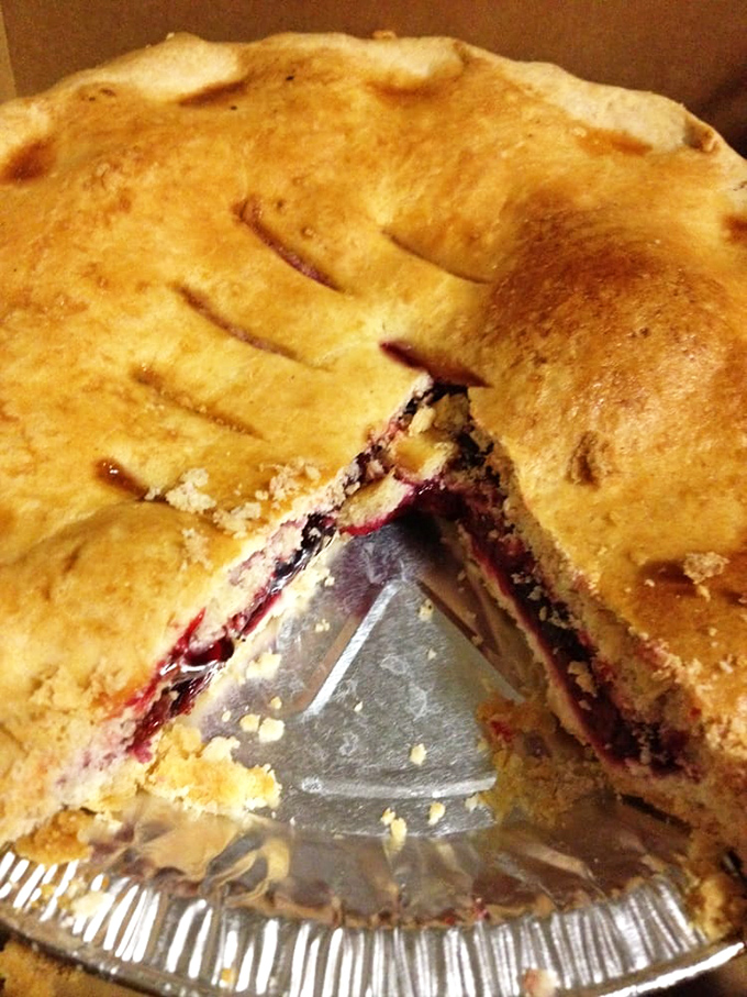The perfect cherry pie doesn't exi— Oh wait, here it is, with that telltale crimson filling peeking through like a delicious secret.