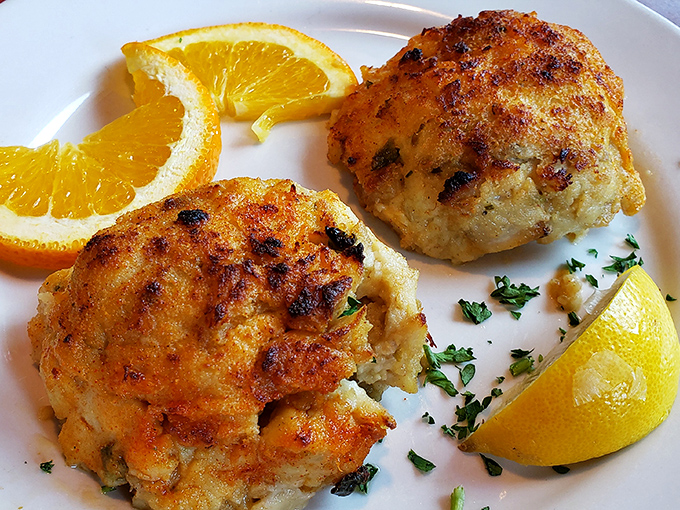 These golden crab cakes aren't just appetizers—they're little coastal vacations on a plate, no sunscreen required.