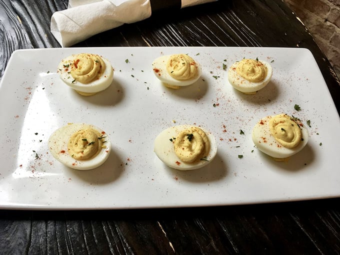 These aren't your grandmother's deviled eggs—unless your grandmother was a culinary genius with a flair for presentation.