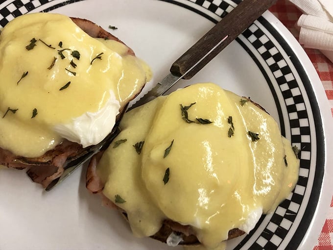 Eggs Benedict that would make brunch lovers weep tears of pure, hollandaise-covered joy.