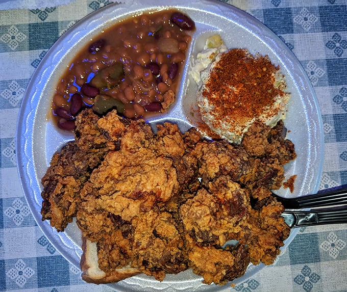 This isn't just fried chicken; it's a masterclass in Southern cooking. That perfect golden crust protecting juicy meat underneath deserves a standing ovation.