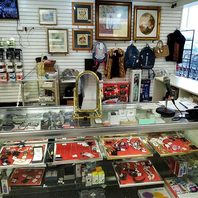 The jewelry counter: where patience pays off. Hidden gems (sometimes literally) await the eagle-eyed treasure hunter.