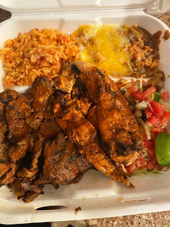Mixed fajitas sizzling with the kind of theatrical flair that makes every table turn and every mouth water.