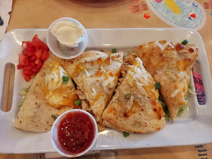 Quesadillas that achieve that perfect golden-brown exterior while maintaining their gooey, cheesy interior—a culinary magic trick that never gets old.