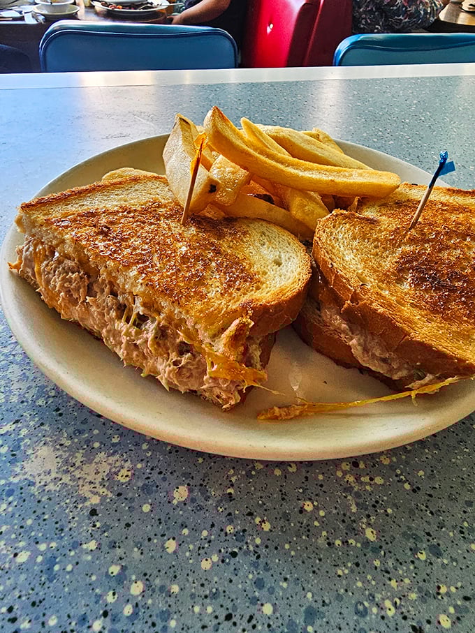 This towering sandwich proves that sometimes the best things in life come between two slices.