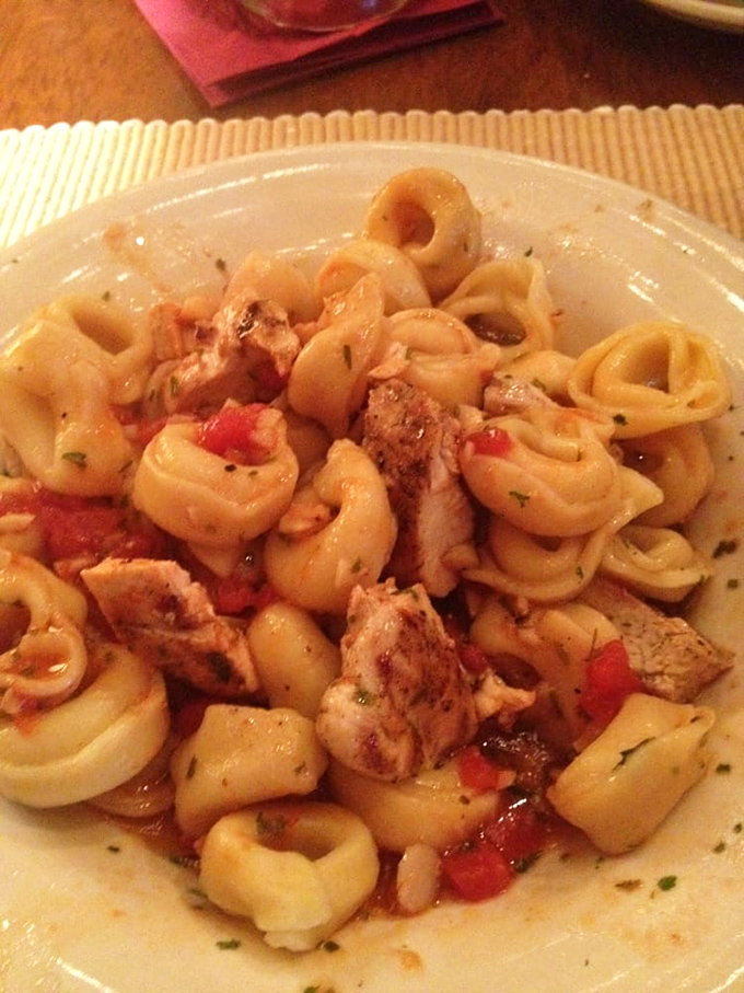 Tortellini that would make an Italian grandmother weep with joy. Those little pasta pillows cradle flavor like they're holding state secrets.