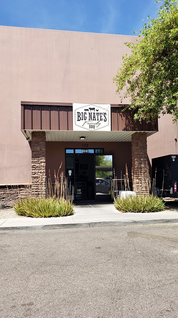 Big Nate's understated entrance proves great barbecue doesn't need fancy digs – just passion, smoke, and time.
