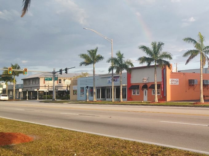 The Clewiston downtown stands as a charming reminder of old Florida – when sugar was king and life moved at a sweeter pace.