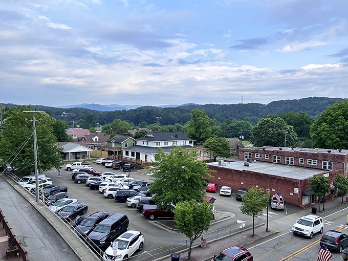Ellijay's downtown invites exploration with its brick buildings and small-town charm that feels like stepping into a simpler time.