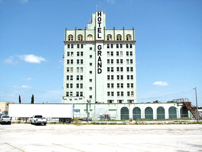 Standing tall like a dowager queen! Lake Wales' Hotel Grand has seen more history than your grandmother's photo albums.