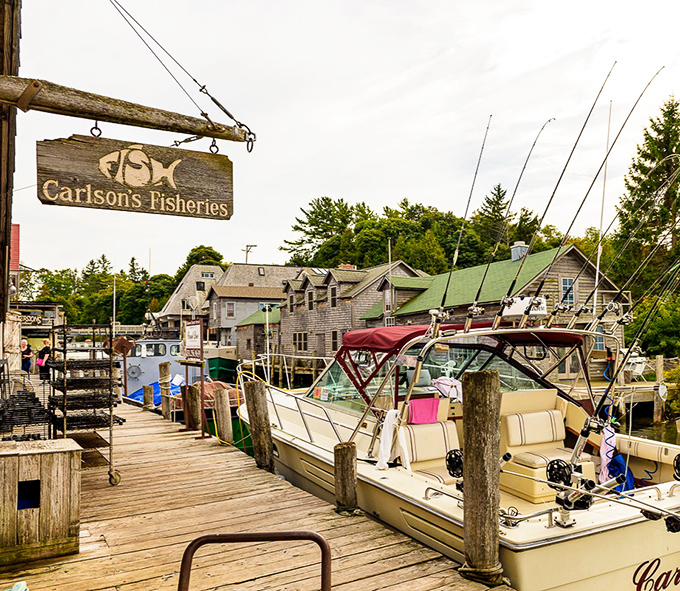 Leland's Fishtown preserves working waterfront life where authenticity trumps tourist polish every time.