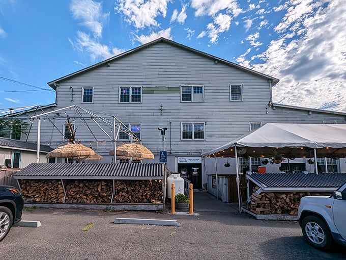 Those woodpiles outside Monk's aren't decoration—they're the secret ingredient in every bite of brisket.