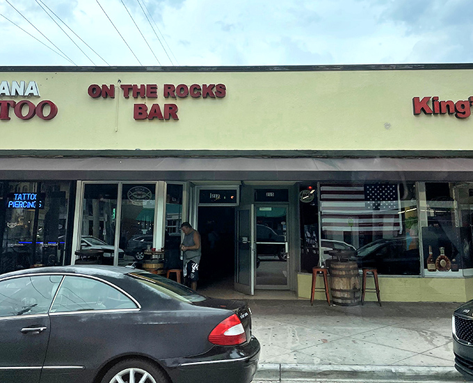Between tattoo parlors and strip malls, On The Rocks proves great bars hide in the most unexpected places.