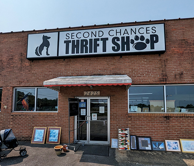 That paw print logo isn't just cute—it's a promise that your bargain hunting helps furry friends find their forever homes.